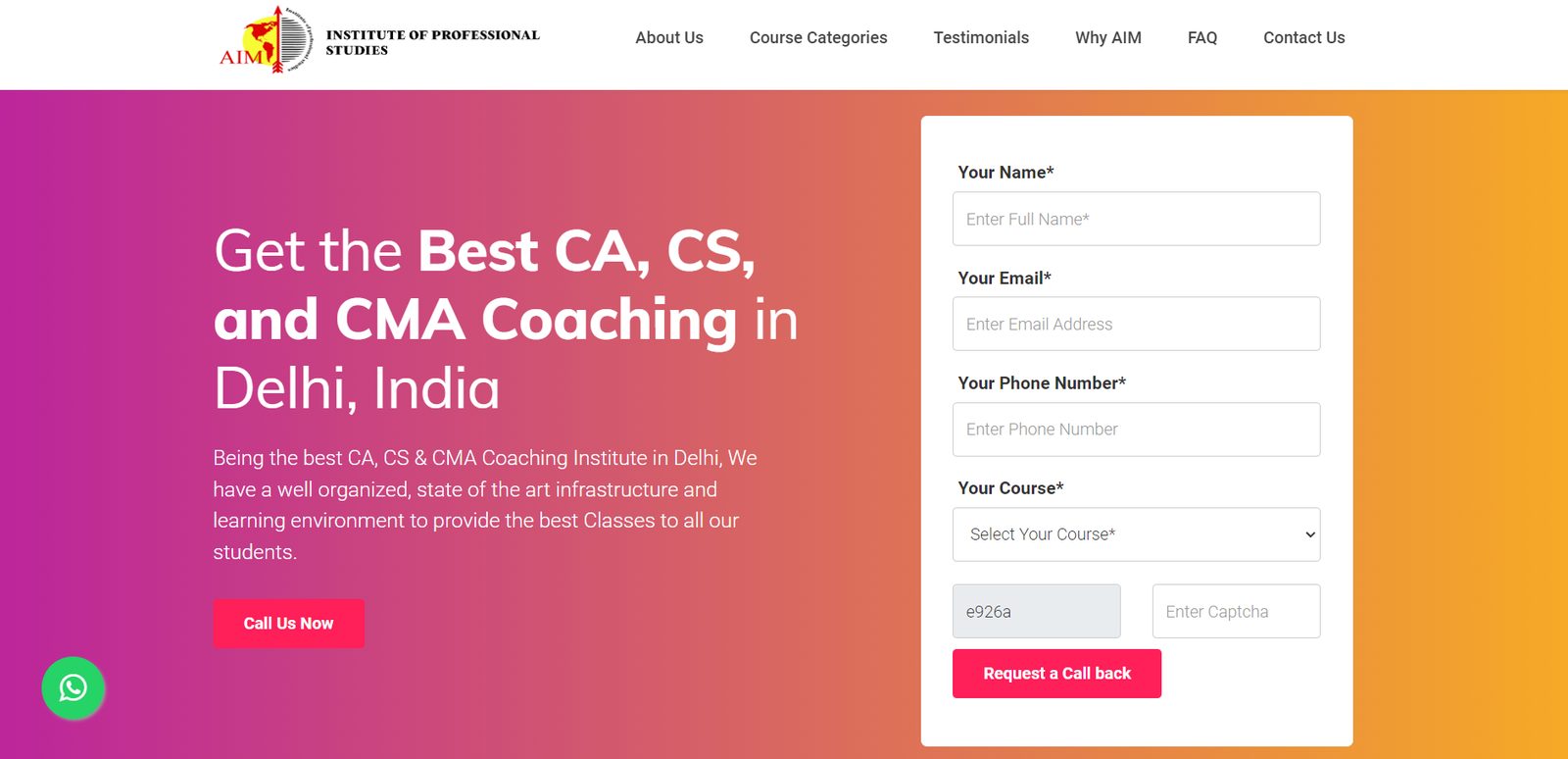 List of Top 5 CUET Academy in Janakpuri: Course, Fee, Rating, Contact Details - CUET Academy Online